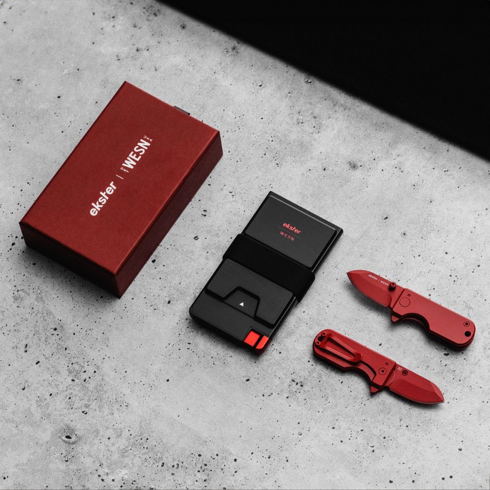 WESN x Ekster - The Microblade | Keychain Knife - EDC | WESN & WESN