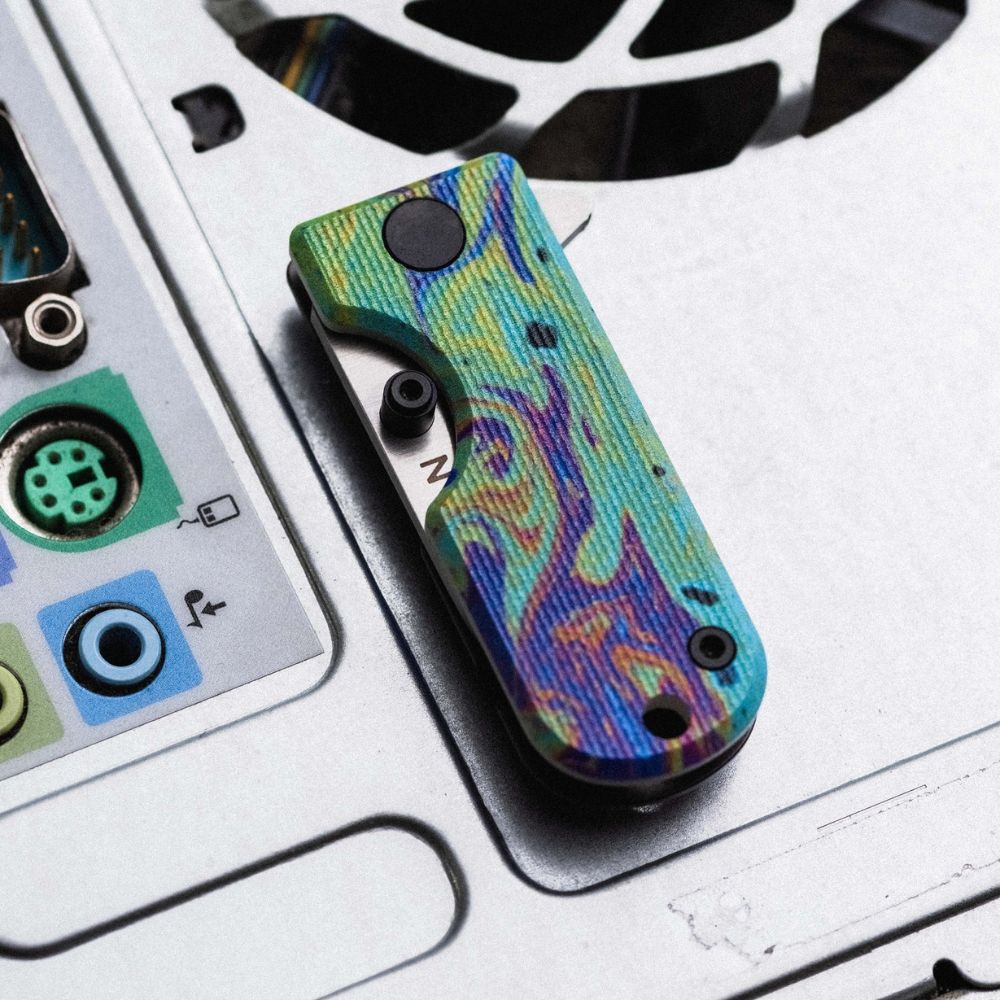 The Oil Spill Microblade | Keychain Pocket Knife | WESN & WESN